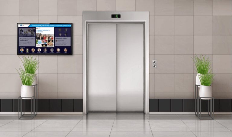Digital Signage For Employee Communication & Staff Updates