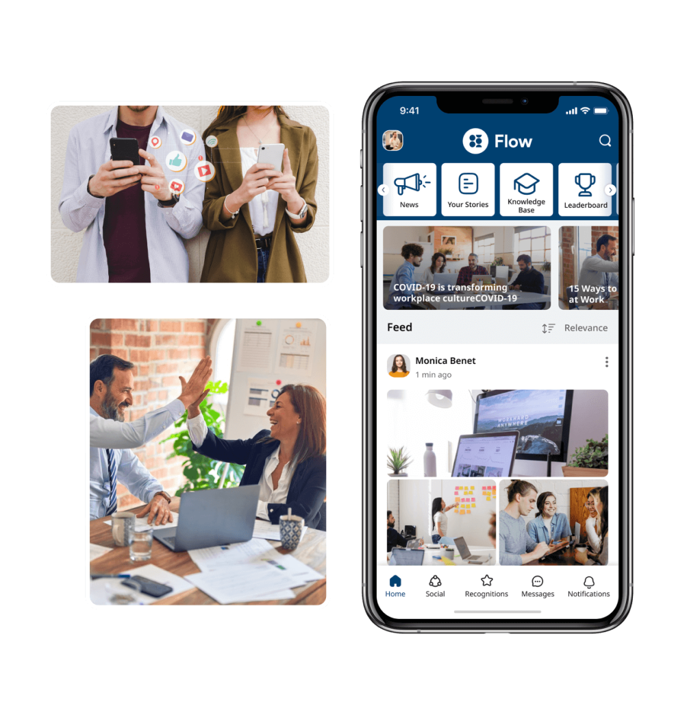 The most engaging and intuitive Employee App for communications
