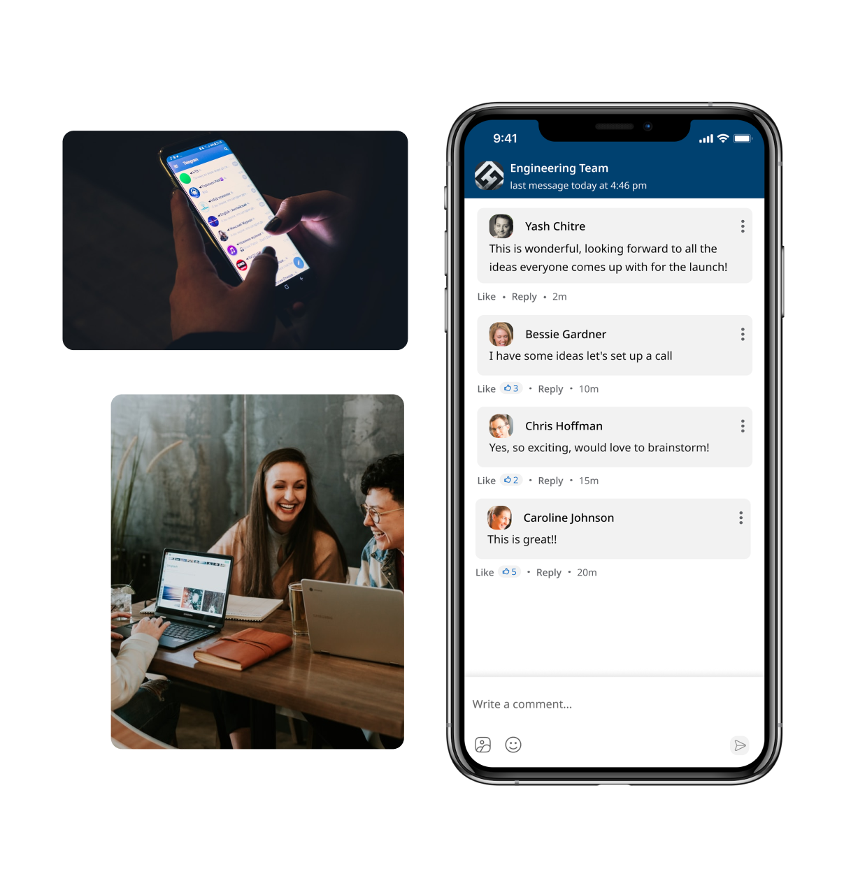 Employee Instant Messaging App - Secure & Collaborative | HubEngage