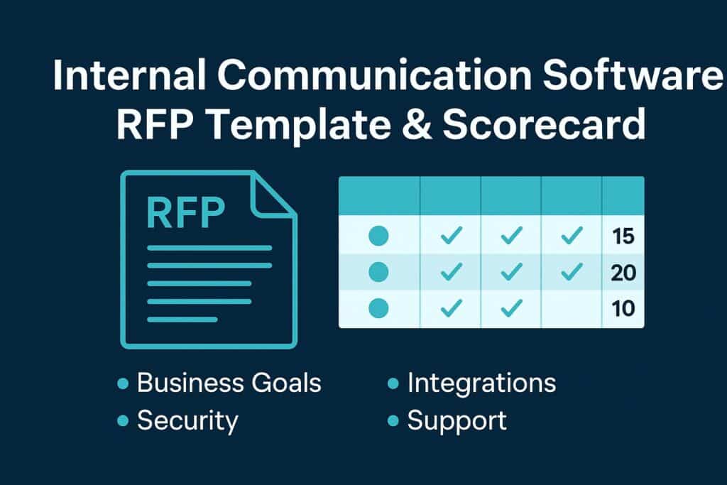 Internal Communication Software RFP Template & Scorecard 2026 - HubEngage
