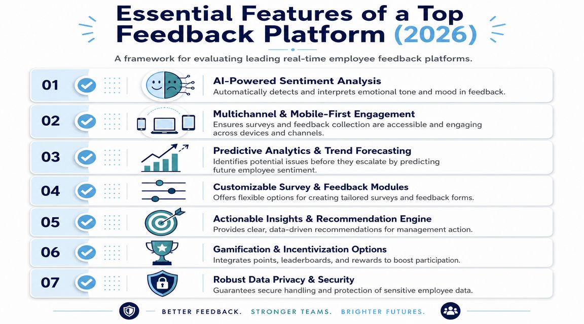 Top 10 Real Time Employee Feedback Platform Choices for 2026